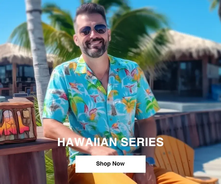 ROYAURA® | 2024 Aloha Hawaiian Shirts | Vacation is A State of Mind ...