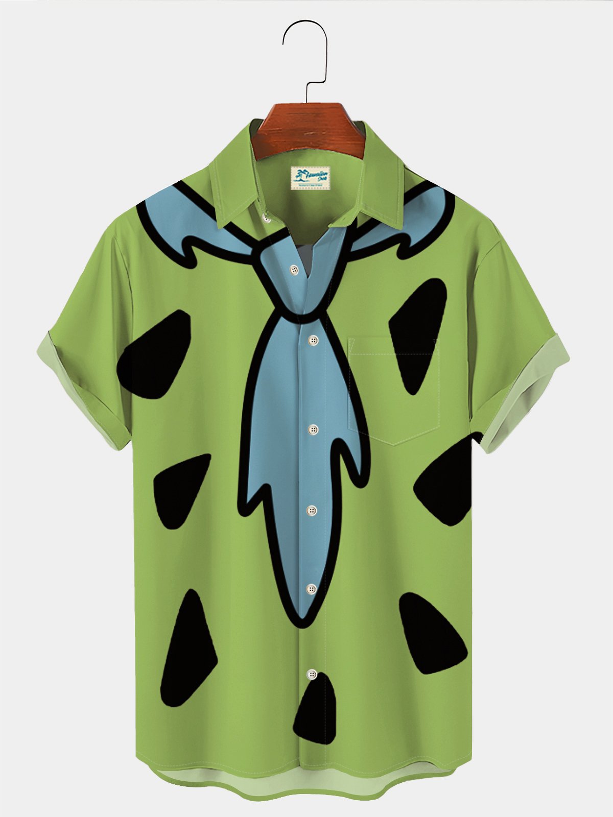 Royaura Vintage Men's Nostalgic Movie Fun Hawaiian Shirts Cartoon ...