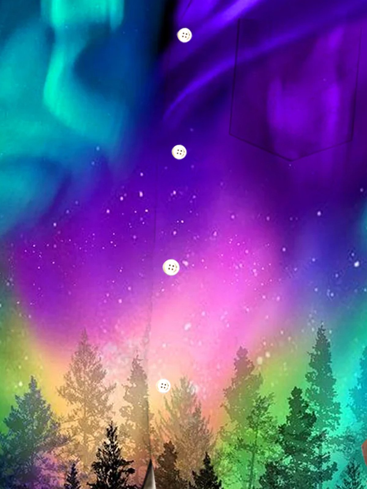 Royaura® Hawaii Gradient Aurora Weather Coconut Tree 3D Print Men's ...