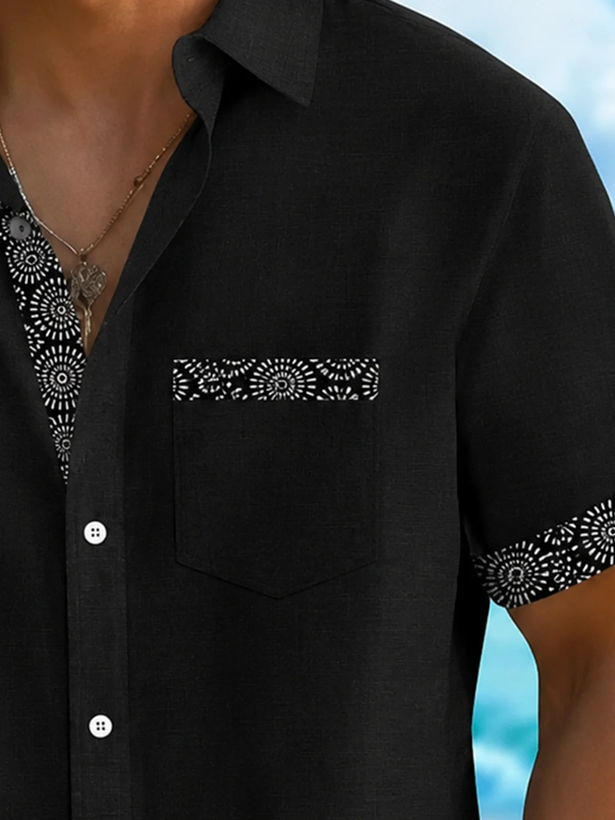Royaura® Men's Basic Placket Line Guides & Visual Balance Tribal ...